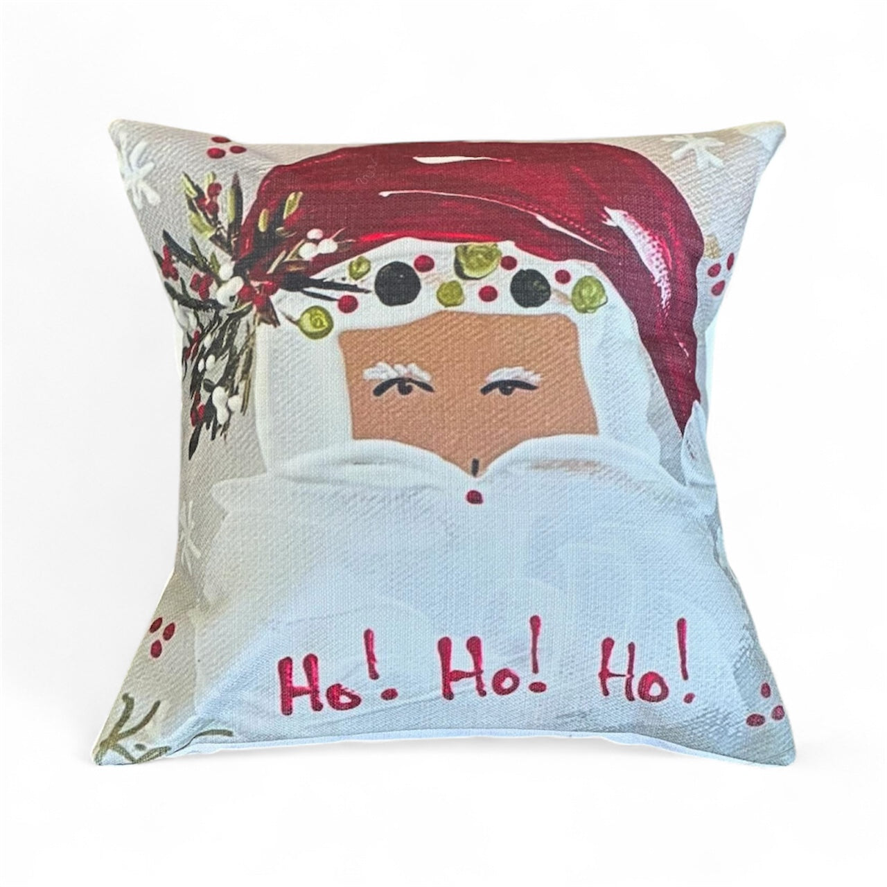 HoHoHo Santa Pillow – Grey Antler Home